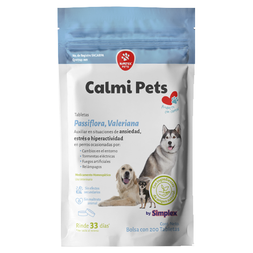 Calmi Pets Tabletas Calmantes Naturales para Perros